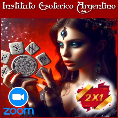 Curso por Zoom, Online y Presencial de Runas Wicca (Gitanas o Brujas)